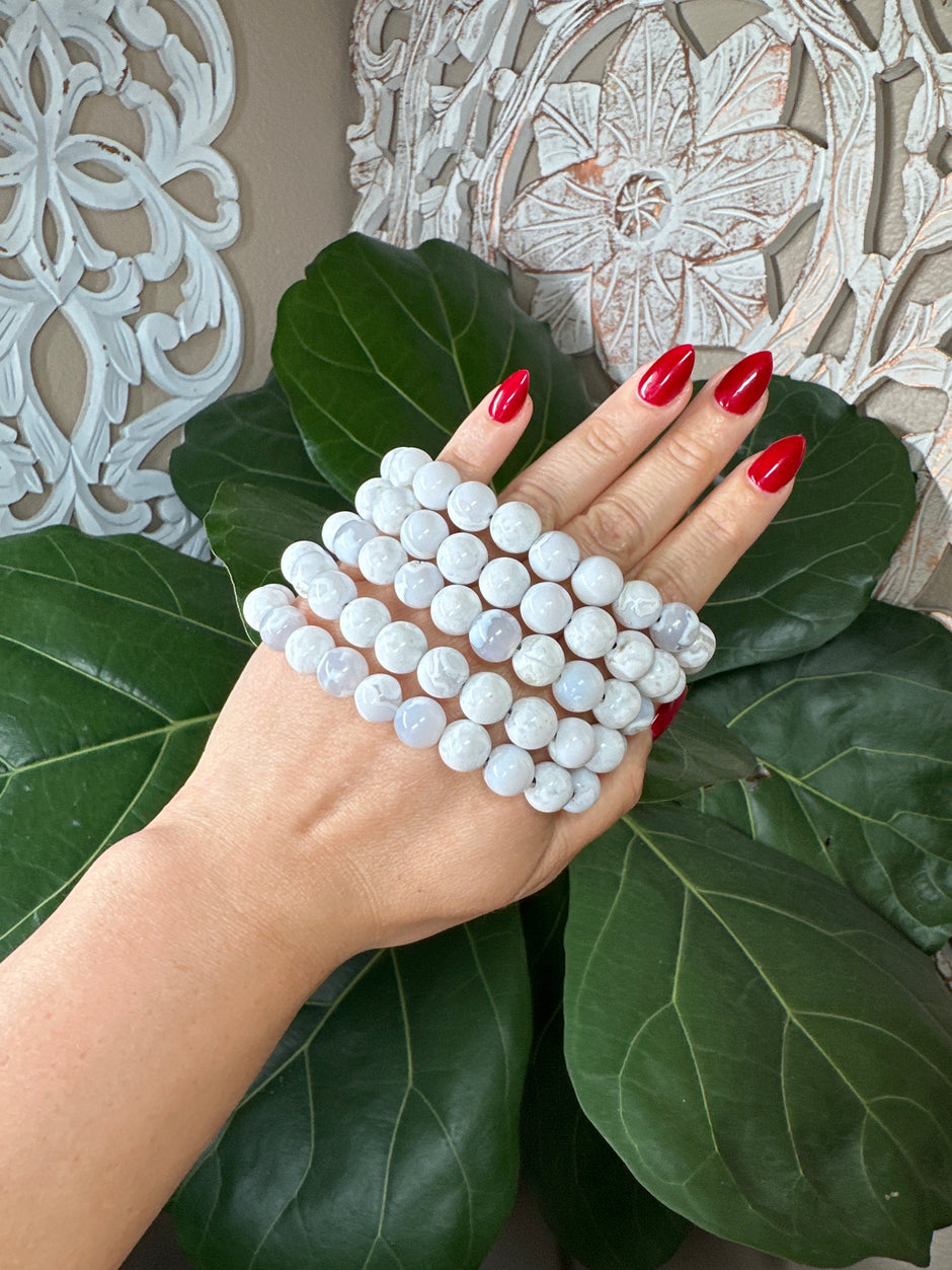 White Snow Agate – oakandquartz